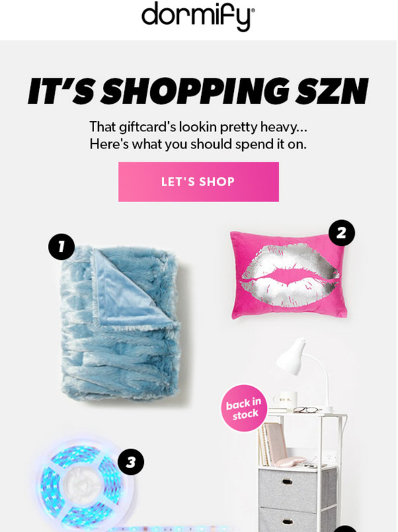 Dormify: got a gift card? | Milled