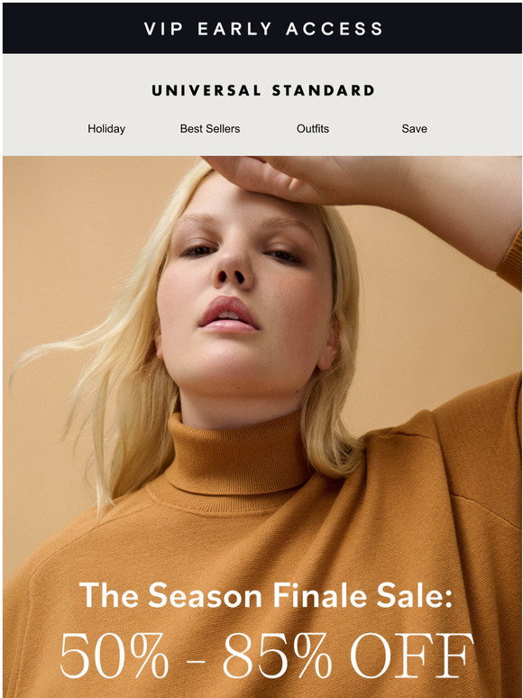 Universal Standard: VIP Early Access Is Ending... All 50% - 85% OFF ...