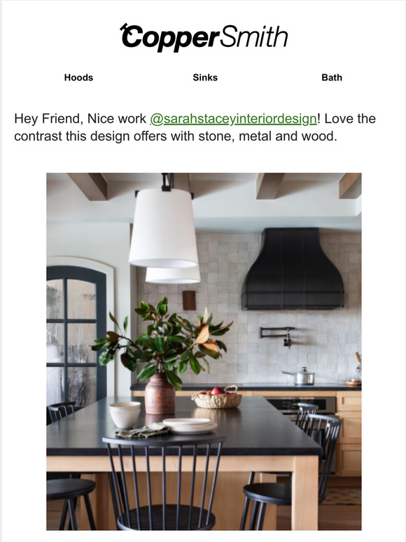 World CopperSmith: Project Spotlight - Sarah Stacey Interior Design ...