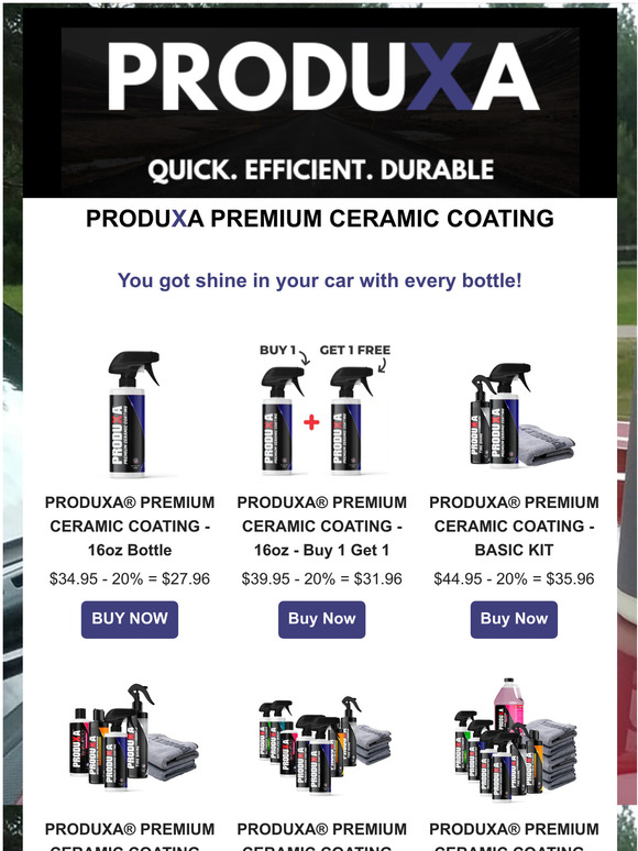 Produxa: Ceramic Coating: Perfect For Your Vehicle! | Milled