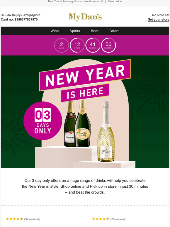 Dan Murphys: -dont miss 3 day only offers on Freixenet Prosecco & more ...