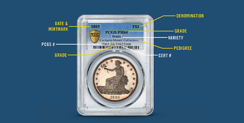 PCGS: How to Read PCGS Labels | Milled