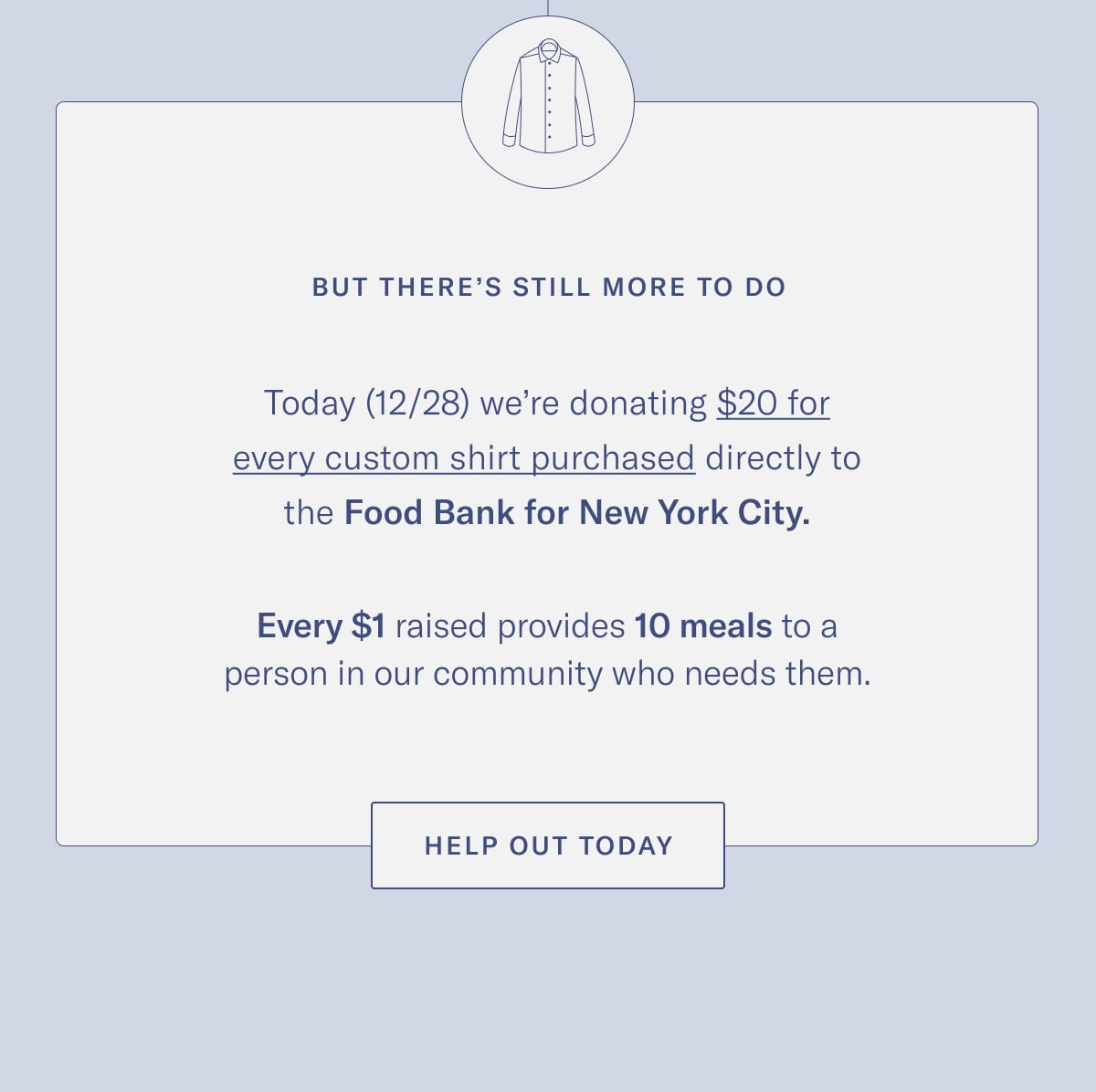 Proper Cloth: Thank You for Helping Us Give Back // $20 donated for ...