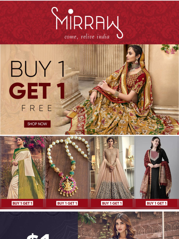 Mirraw: MIRRAW ~ THE BEST INDIAN ETHNIC WEAR | Milled