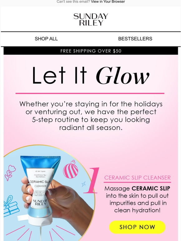 Sunday Riley: 5 steps to achieve that holiday glow | Milled