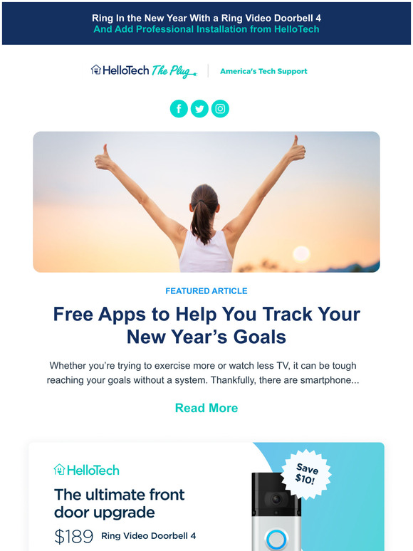 HelloTech: The Plug - Crush Your New Years Resolutions with These Apps ...