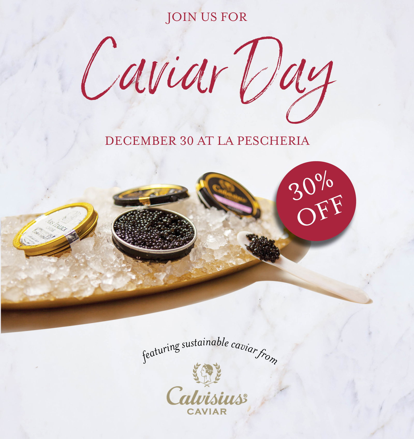 Eataly: Join us for Caviar Day tomorrow! | Milled