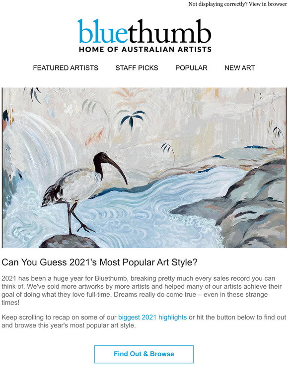 Bluethumb: Can You Guess 2021's Most Popular Art Style? | Milled