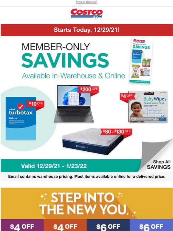Costco: NEW! In-Warehouse & Online Savings Start TODAY! | Milled