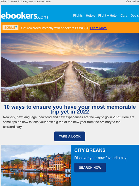 ebookers: 10 ways to ensure you have your most memorable trip yet in ...