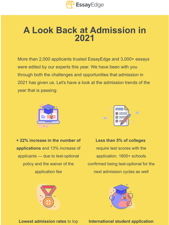 EssayEdge: 2021 in admission: opportunities and challenges | Milled