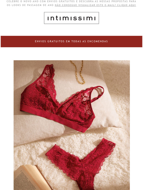 Intimissimi: Envios gratuitos e o look perfeito para celebrar o novo ...