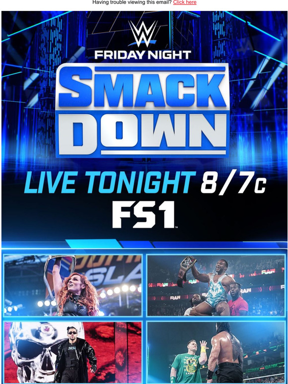 WWE: Best of SmackDown tonight on FS1! | Milled