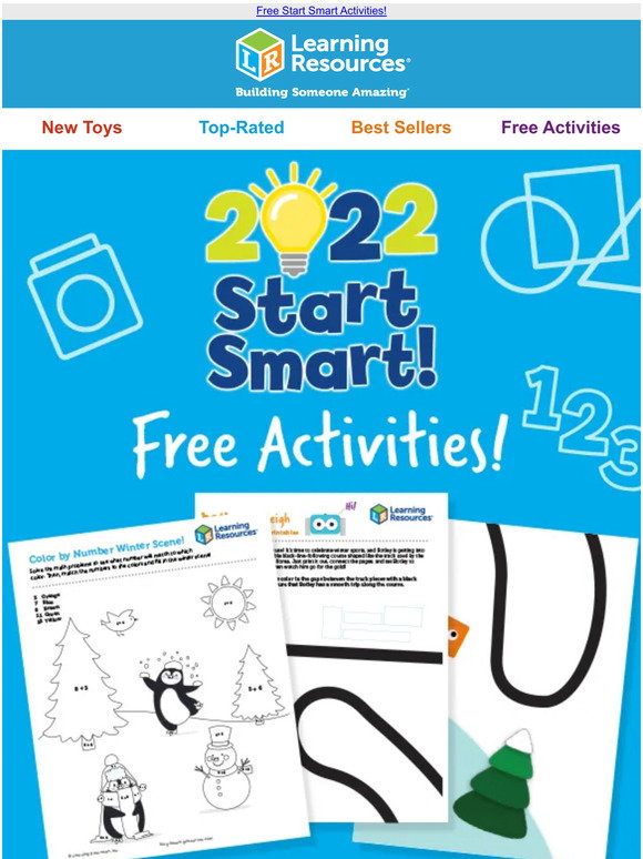 Learning Resources: Get a Smart Start with Free Activities! | Milled