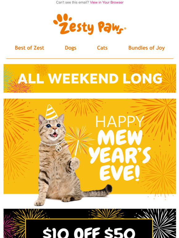 Zesty Paws: It's Mew Years Eve! | Milled