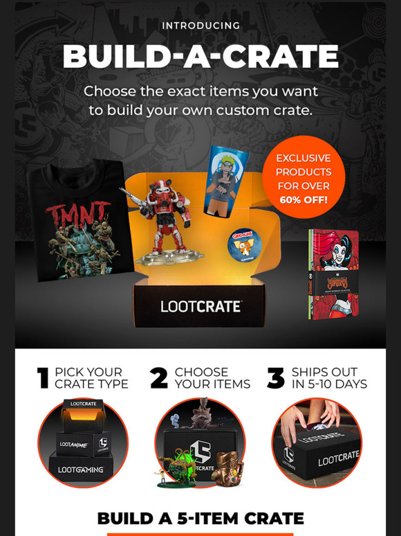Loot Crate: Build your own custom crate! | Milled