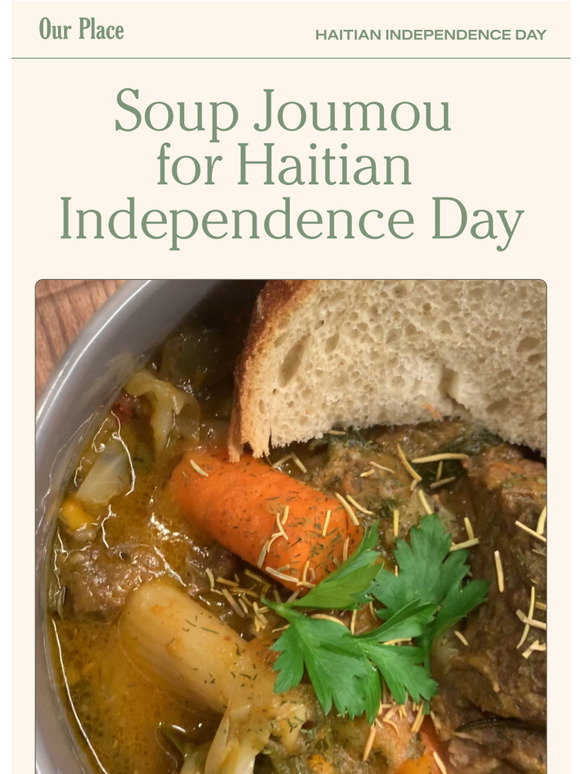 Our Place: Soup Joumou for Haitian Independence Day | Milled