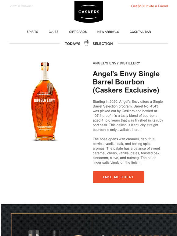 Caskers: Caskers-Exclusive Angel's Envy Port-Finished Bourbon + 96 ...