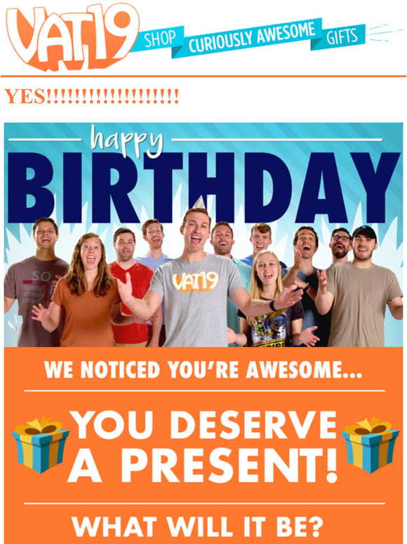 VAT19: Happy Birthday from Vat19! | Milled