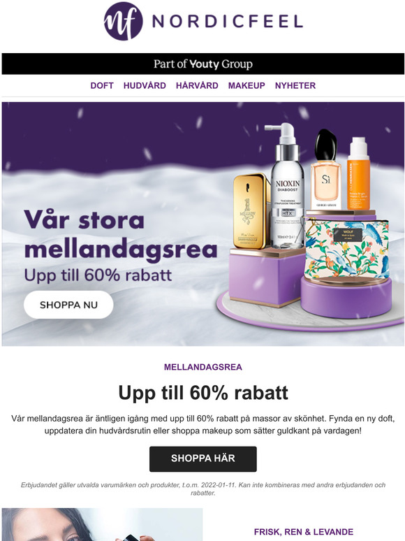 NordicFeel: Upp till -60% p massor av sknhet! | Milled