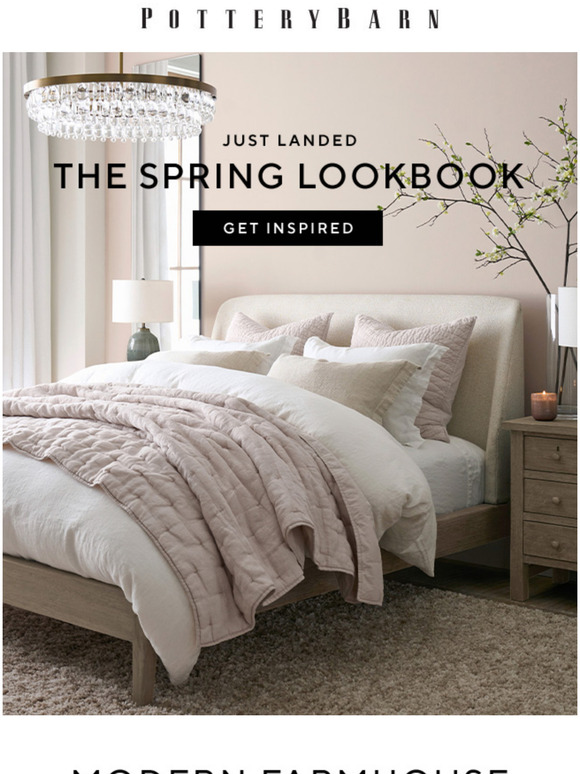 Pottery Barn: Just landed: The Spring Lookbook. | Milled