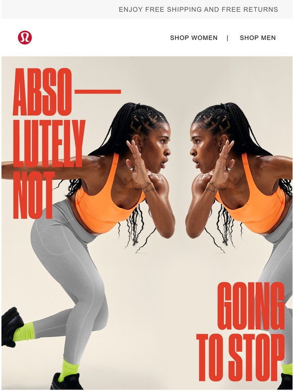 lululemon: Hi there, motivation here | Milled