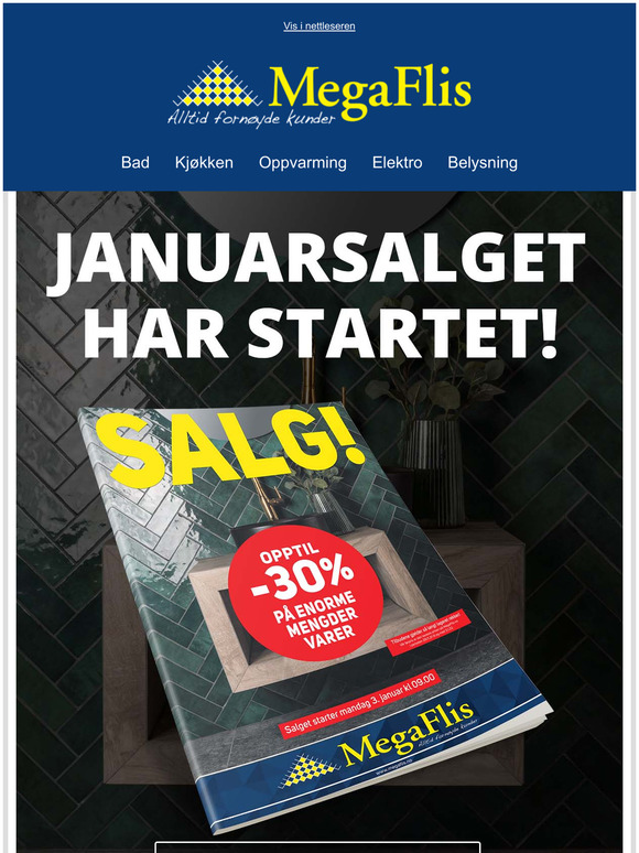 MegaFlis: Januarsalget er i gang hos MegaFlis! | Milled