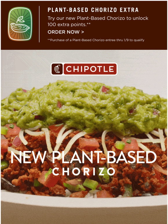 Chipotle: Introducing New Plant-Based Chorizo | Milled