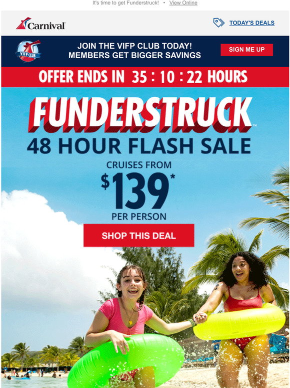 Carnival: 48-Hour Flash Sale | Milled