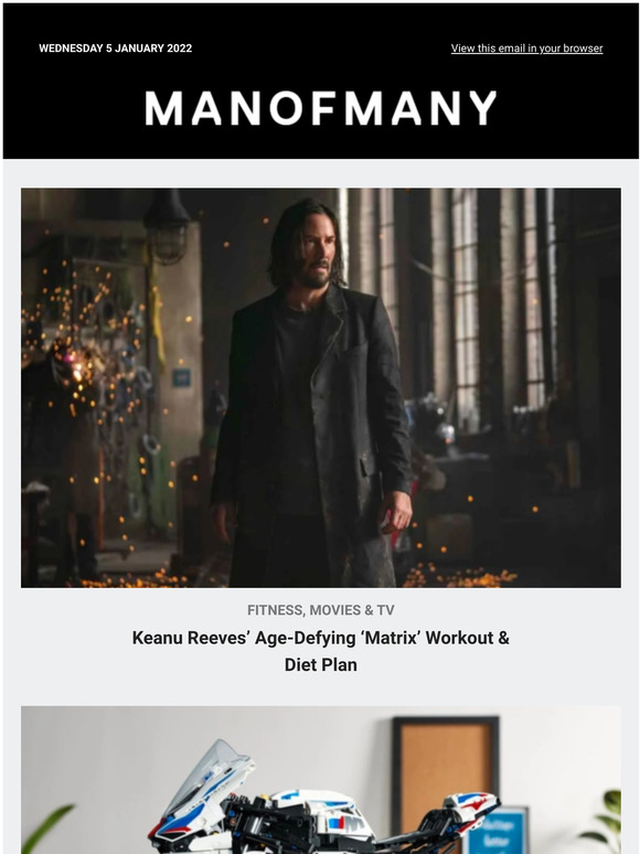 Man of Many: Keanu Reeves Age-Defying Matrix Workout & Diet Plan & more ...