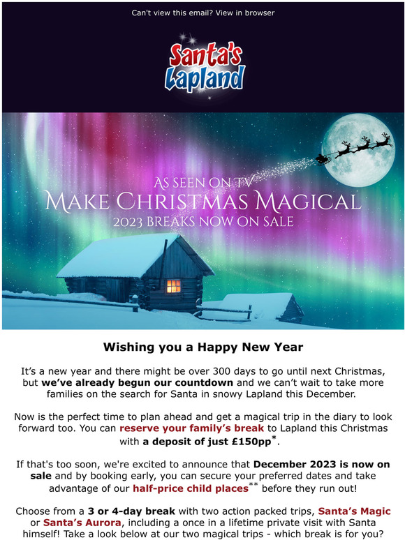 Santa's Lapland: Join the search for Santa in 2022, and 2023! | Milled