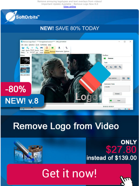 SoftOrbits: Remove annoying logotypes and text overlays from videos ...