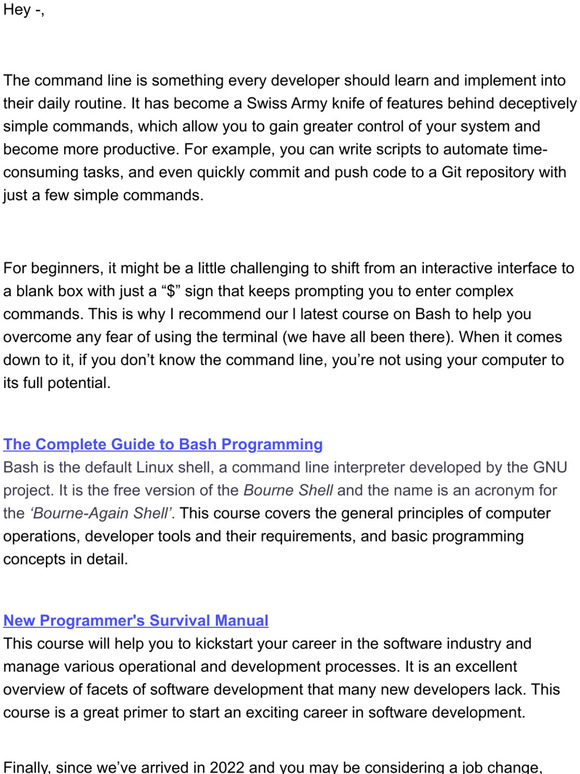 Educative: New: The Complete Guide to Bash Programming | Milled