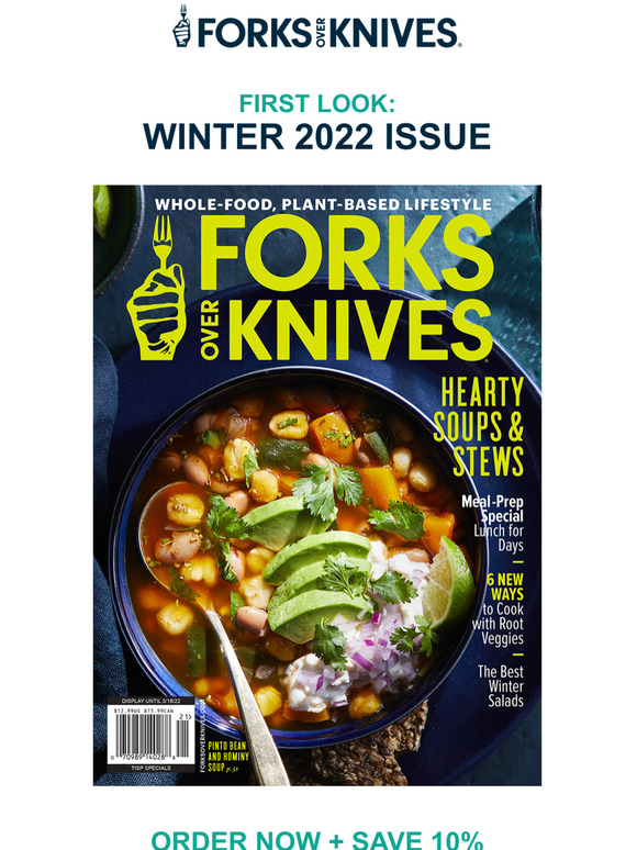 Forks Over Knives: It's Here! FOK Magazine Winter 2022 Issue | Milled