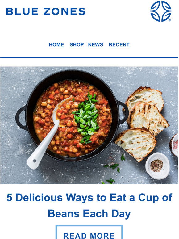 The Blue Zones Solution: 5 Ways to Eat a Cup of Beans Each Day | Milled