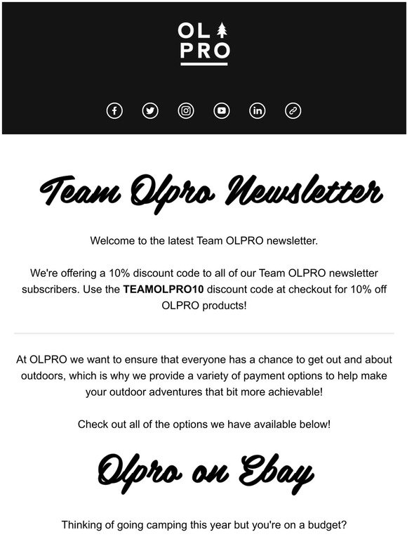 OLPRO: Alternative Ways To Shop With OLPRO | Milled