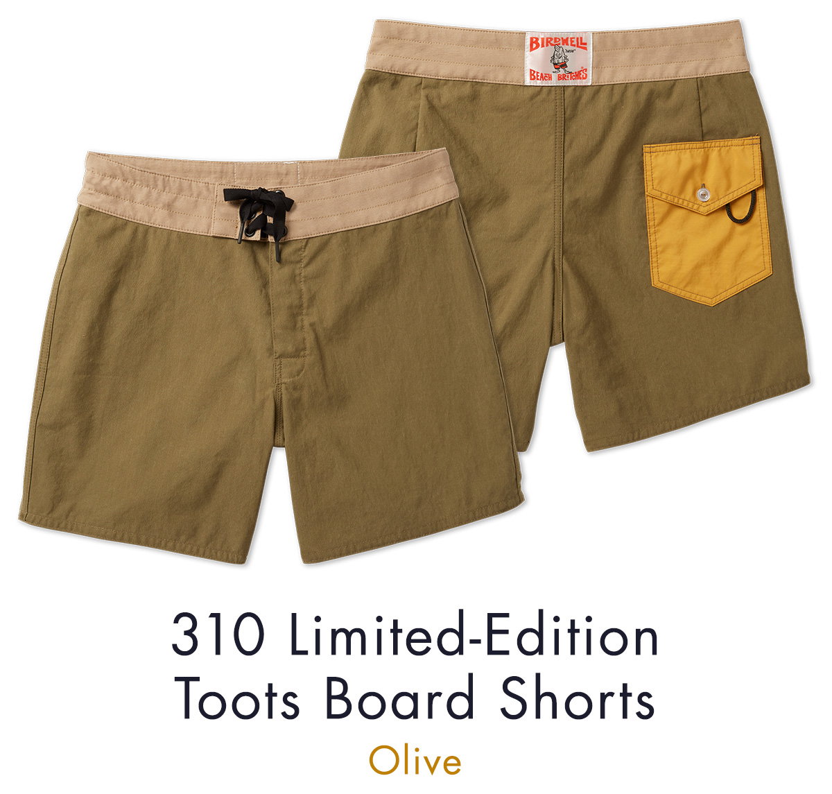 Birdwell: Limited Edition: 310 Limited Edition Toots Board Shorts | Milled