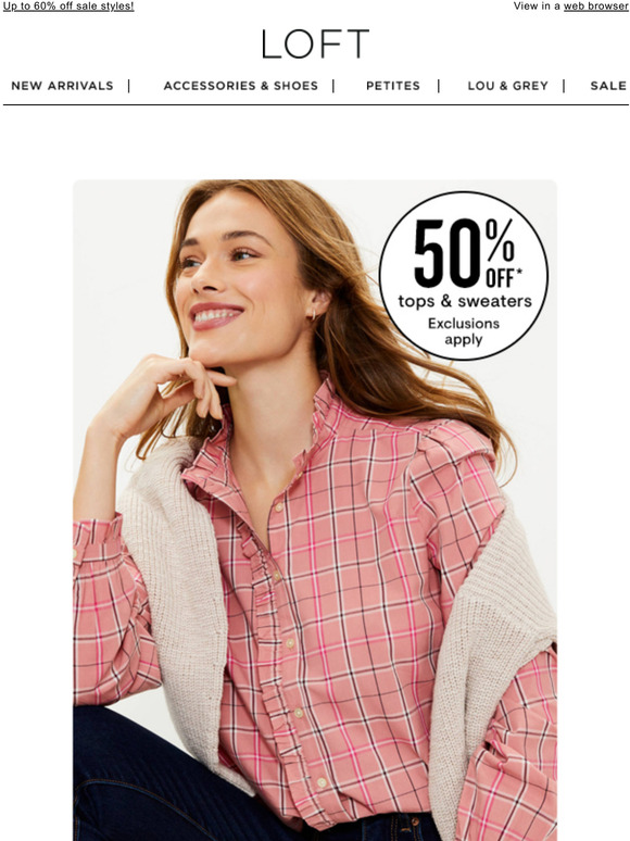 Loft: Our OMG Sale is that good... | Milled