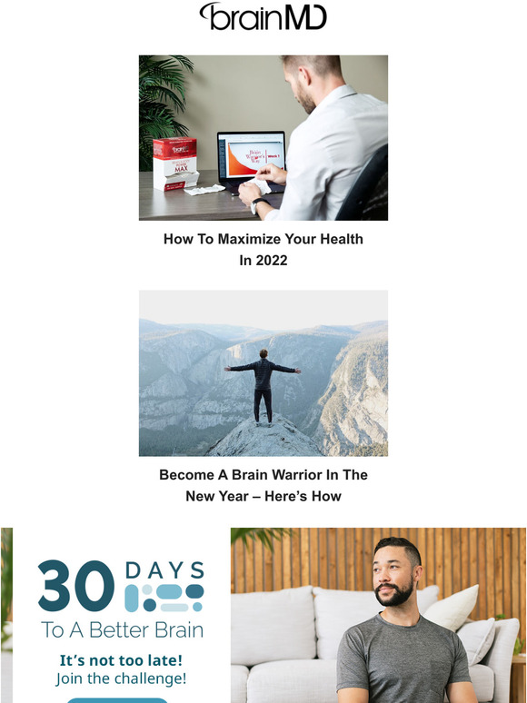 BrainMD Health: Your First BrainMD Weekly Of 2022! | Milled