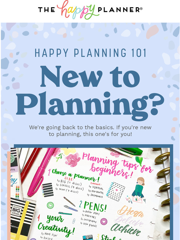 The Happy Planner: Happy Planning 101: Planner Tips for Beginners | Milled