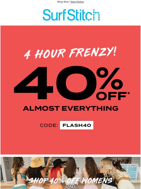 SurfStitch: The FLASH is BACK! 40% Off | Milled