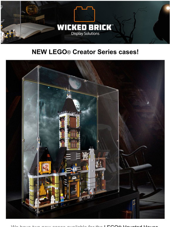 Wicked Brick: NEW Creator Series Display Cases! | Milled