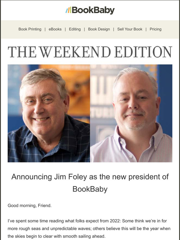 BookBaby: Big BookBaby news for 2022 | Milled