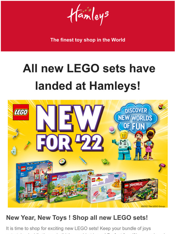 Hamleys: All new LEGO sets have landed at Hamleys! | Milled