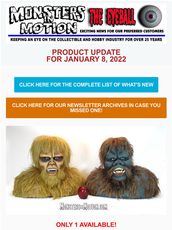 Monsters in Motion: Basil Gogos and Famous Monsters 2022 Calendar ...