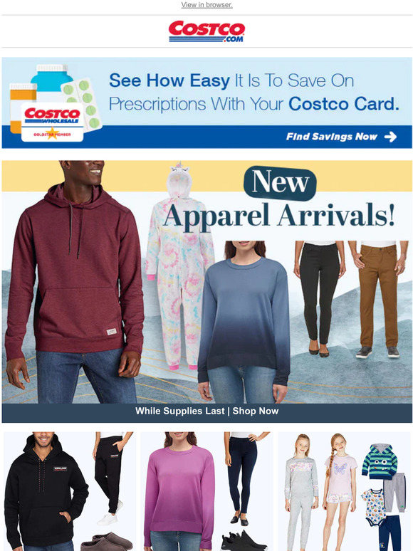 Costco: New Apparel is Here - Find Your Next Outfit Delivered Right to ...