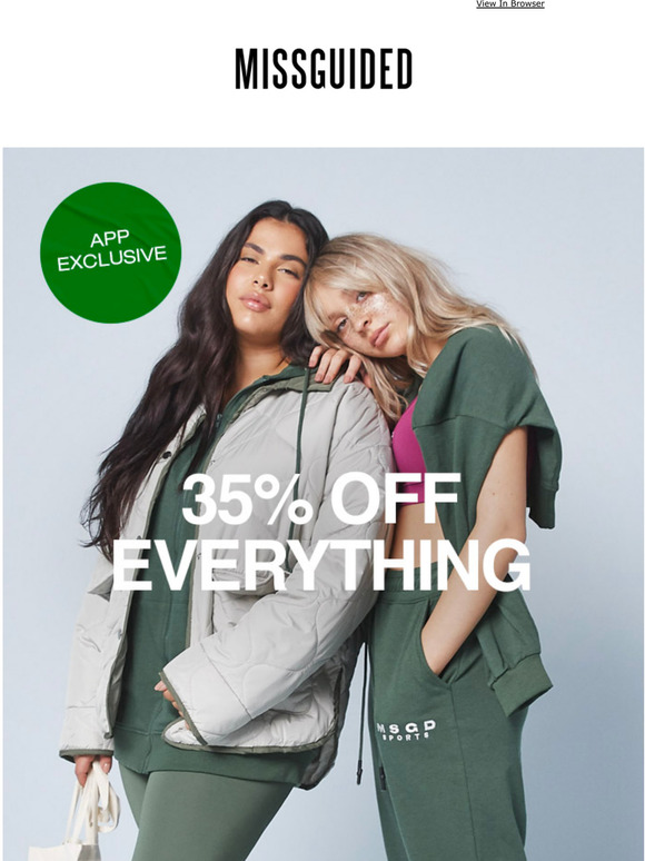 Missguided: App exclusive | Milled