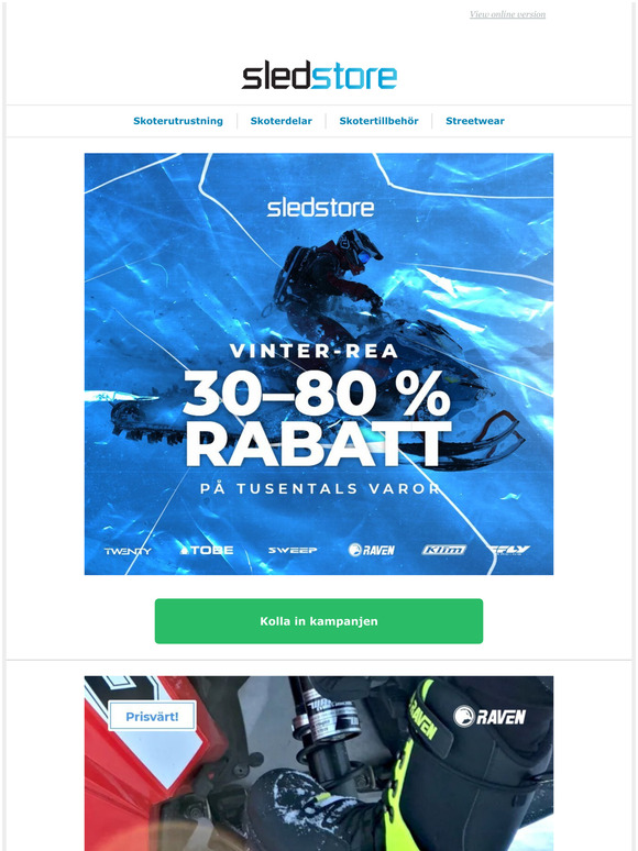 Sledstore: Tusentals produkter till oslagbara priser! | Milled