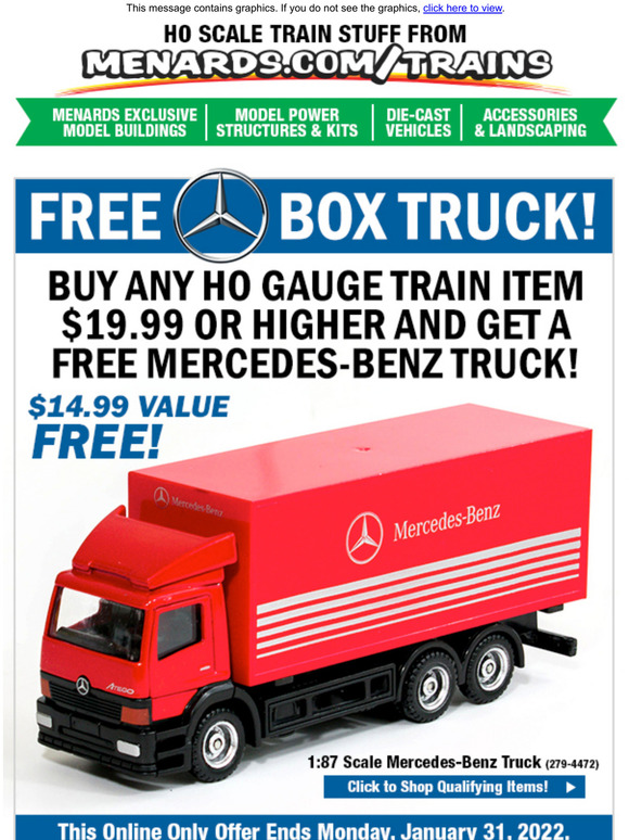 Menards: FREE Box Truck! | Milled