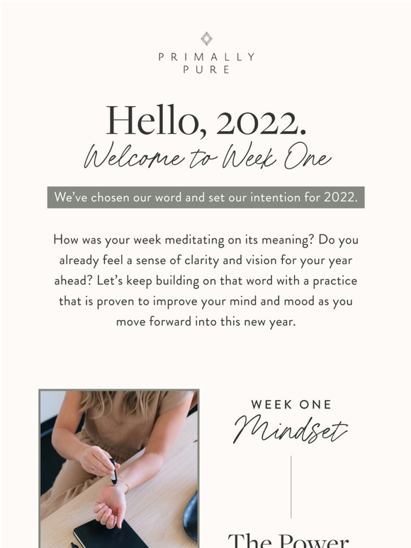 Primally Pure: Week 1: Enhance your mindset with this simple (and ...